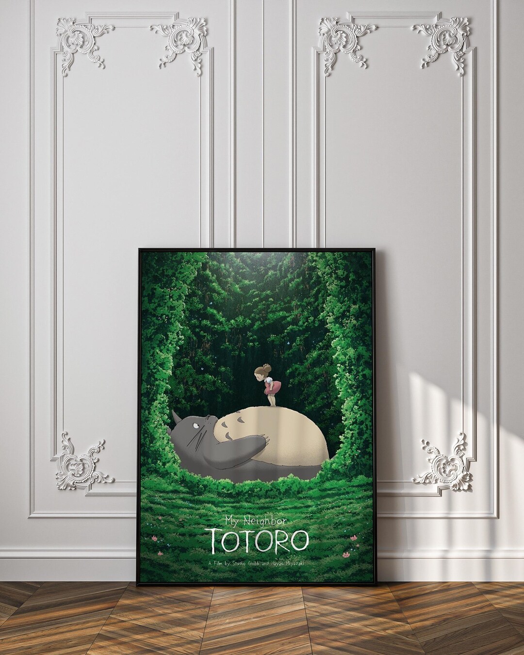 Totoro by Studio Ghibli Movie Poster, High Quality Film Print, Ghibli ...