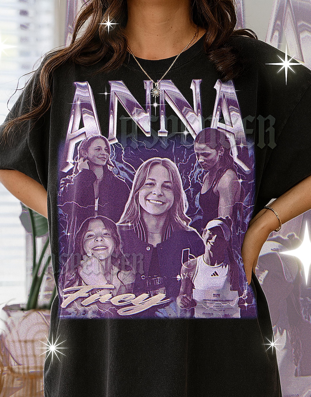 ANNA FREY T-SHIRT, Vintage Athlete Influencer Star Celebrity Tee, 90s ...