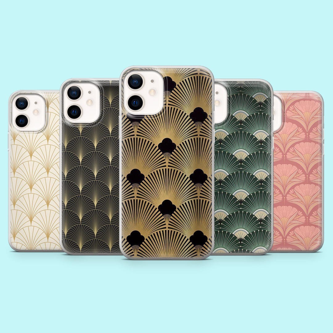 Art Deco Phone Case Vintage Gatsby Cover for iPhone 17, 16, 15, 14, 13 ...