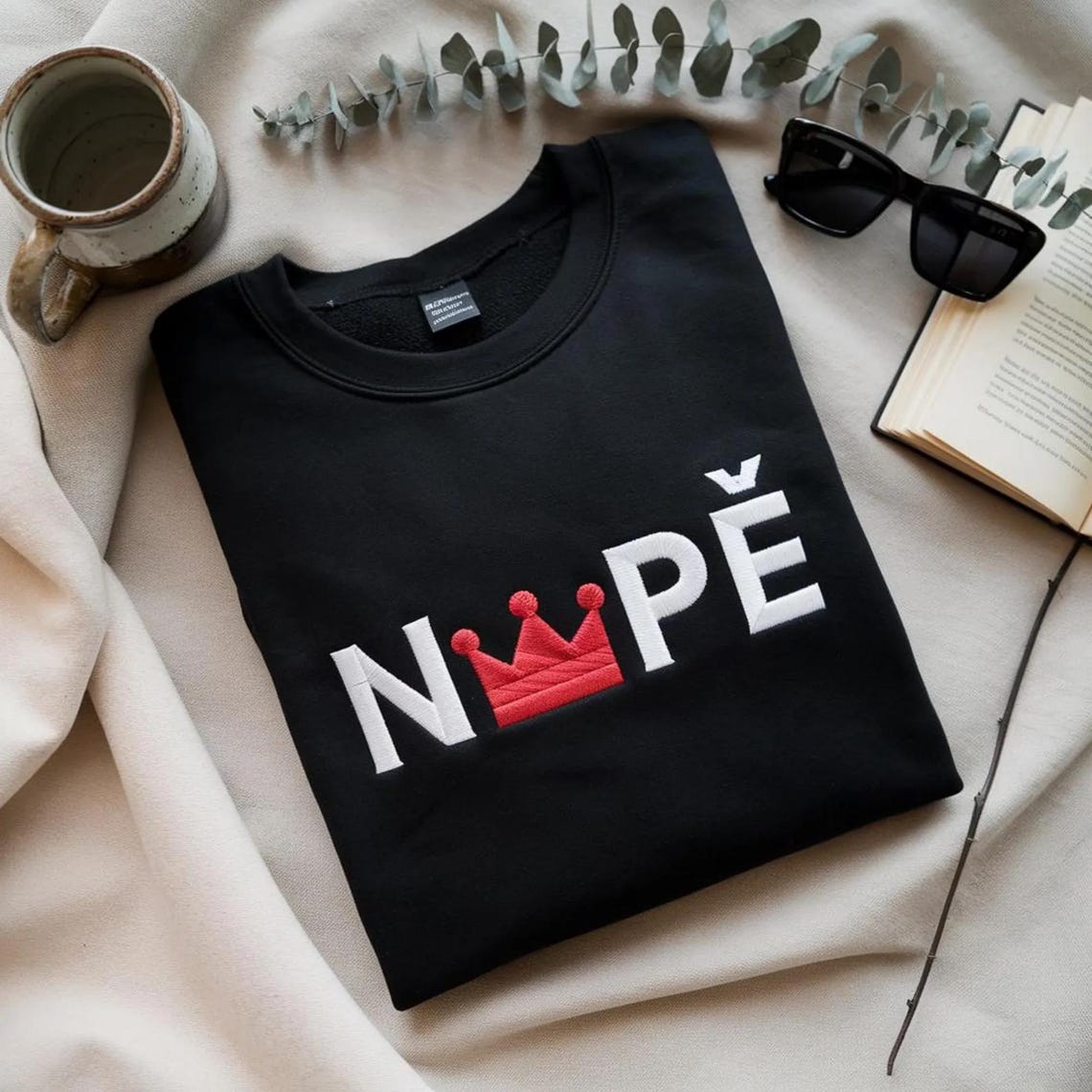 Anti Monarchy Embroidery Design, No Kings, Political Protest (digital ...