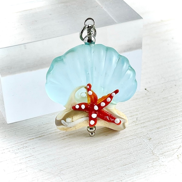 Lampwork Shell Beads - Etsy