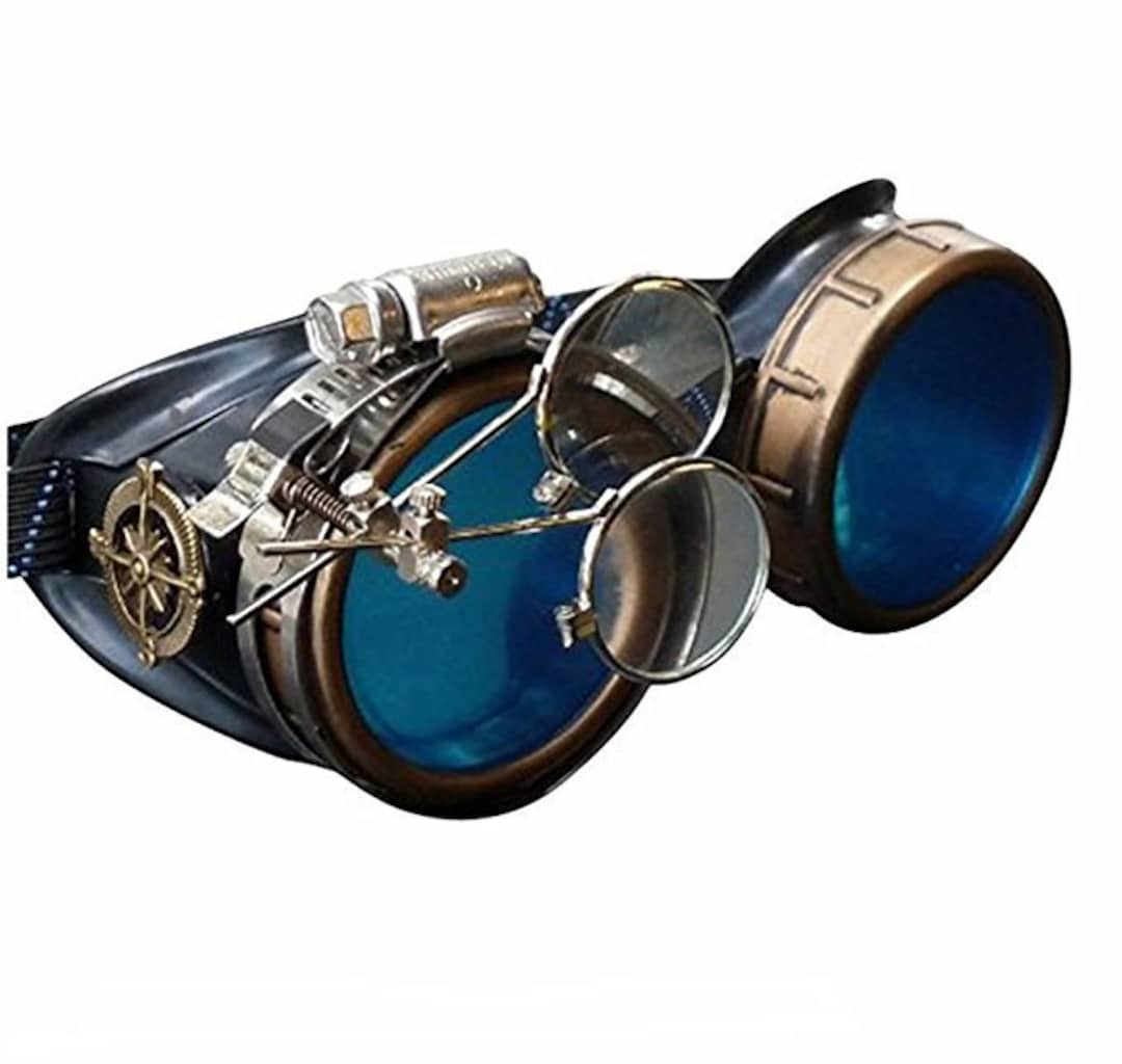 Steampunk Goggles-rave Glasses Victorian Style With Compass Design ...
