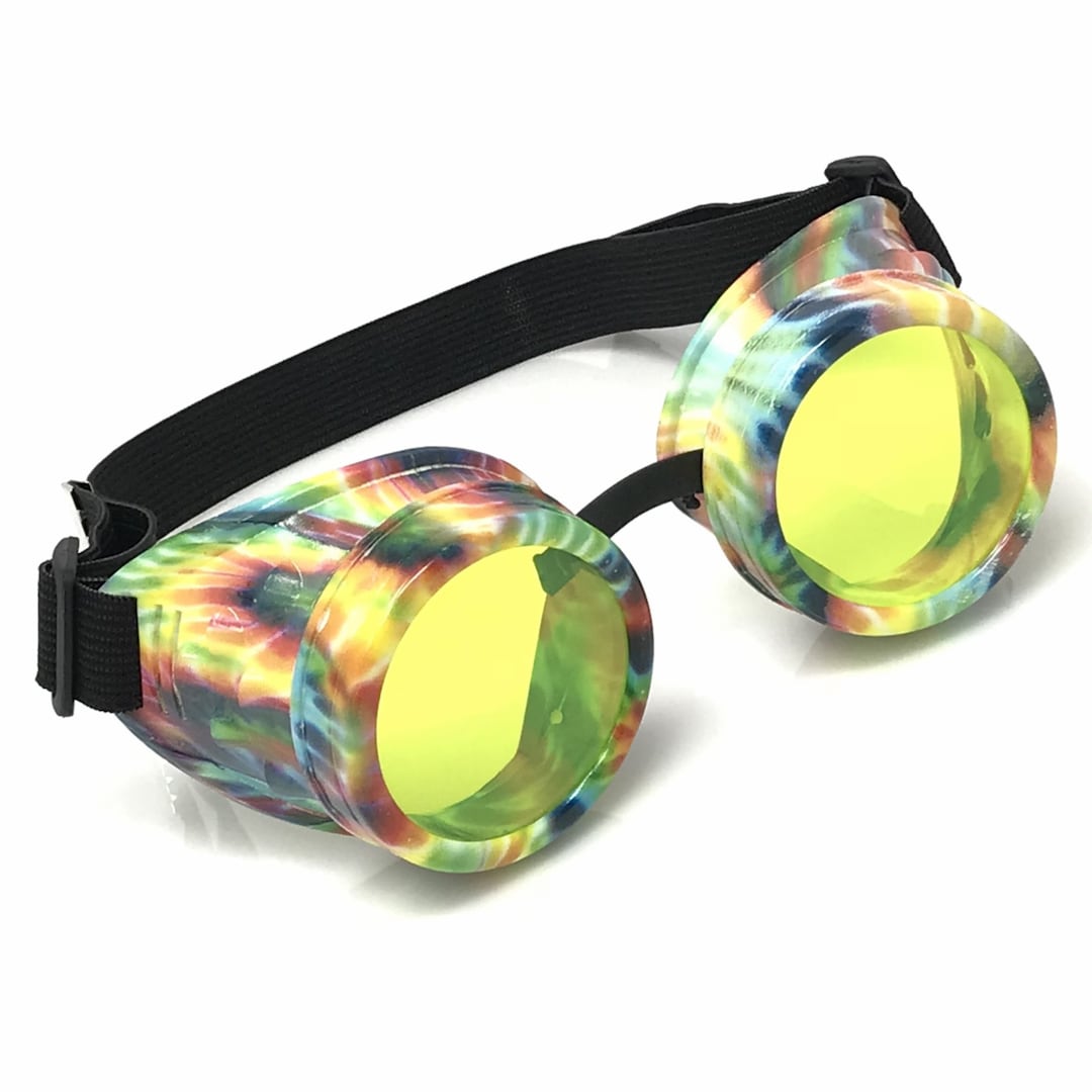 UV Glow in the Dark Steampunk Rave Steampunk Goggles Explosive Frames ...