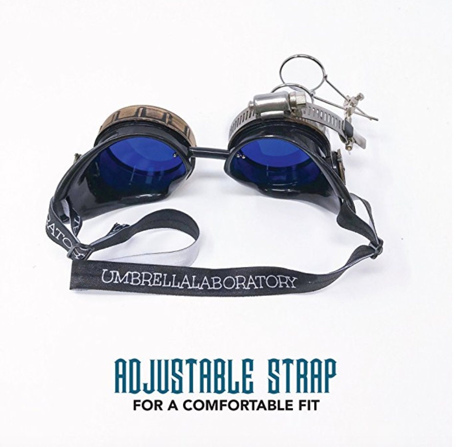 Steampunk Goggles-rave Glasses Victorian Style With Compass - Etsy UK