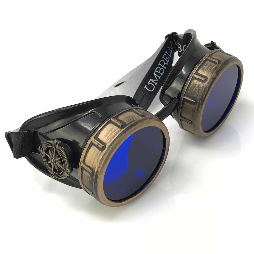 Steampunk Goggles-rave Glasses Victorian Style With Compass Design ...