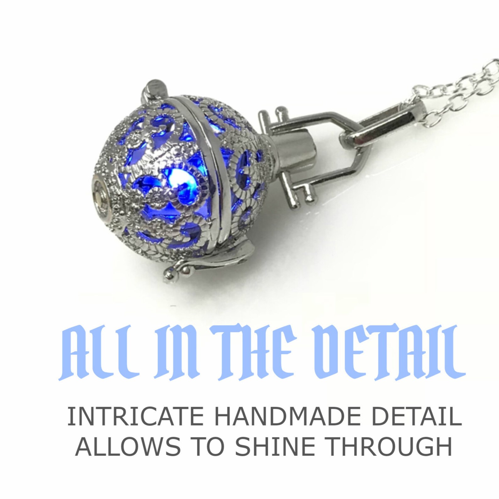 Silver Moon Necklace Steampunk Glowing Jewelry for Women Goth Choker - Etsy