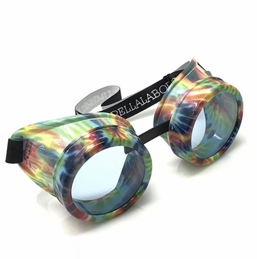 UV Glow in the Dark Steampunk Rave Steampunk Goggles Explosive Frames ...