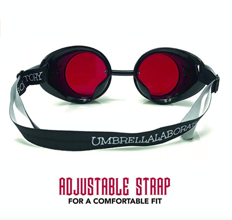 Red Steampunk Goggles-rave Glasses Victorian Style With Compass Design ...