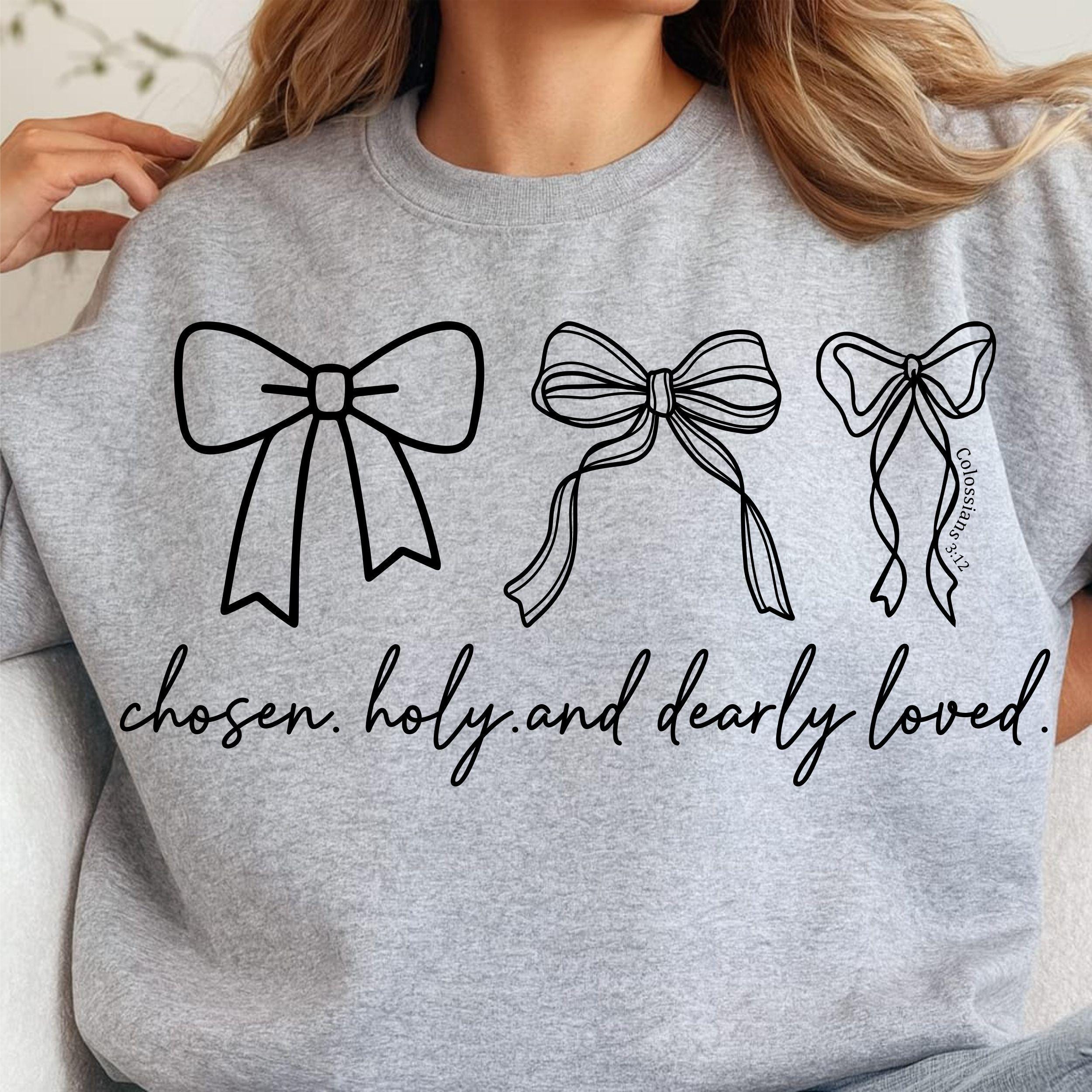 Minimalist Christian Bow Svg Png, Bible Verse Shirt Svg, Coquette ...
