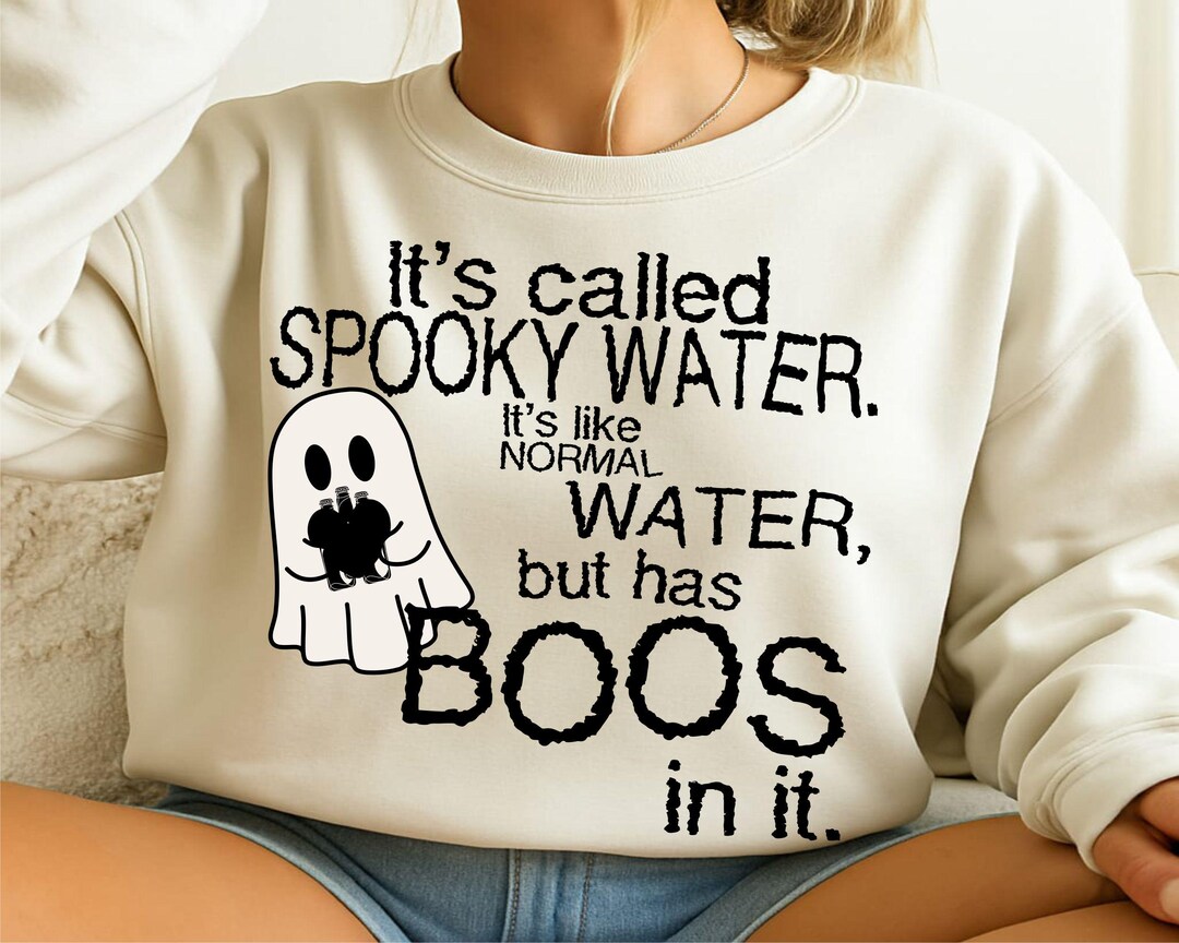 Spooky Water SVG: Halloween Ghost Design (digital Download) - Etsy