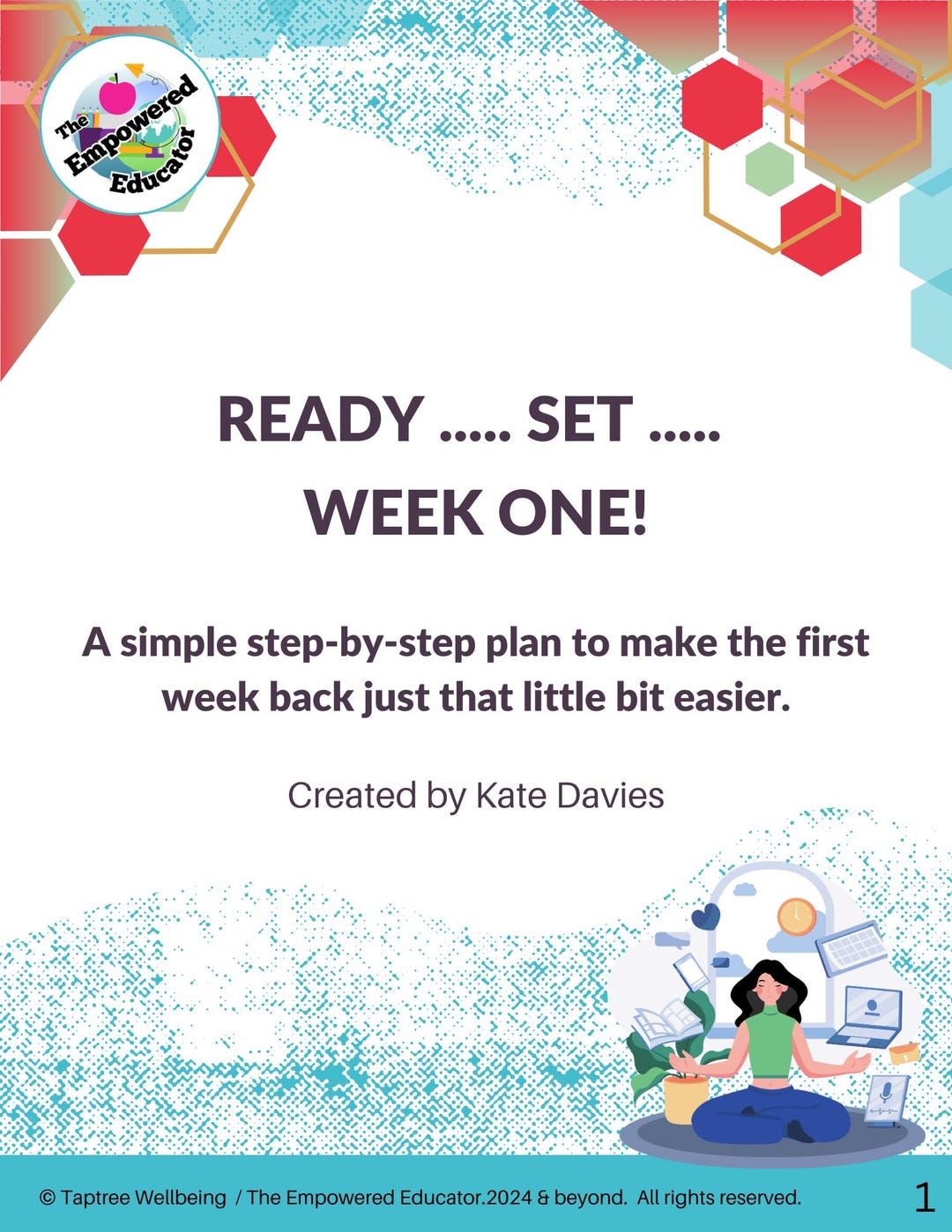 Ready ... Set ... Week 1! A Simple Step-by-step Plan for Teachers, to ...