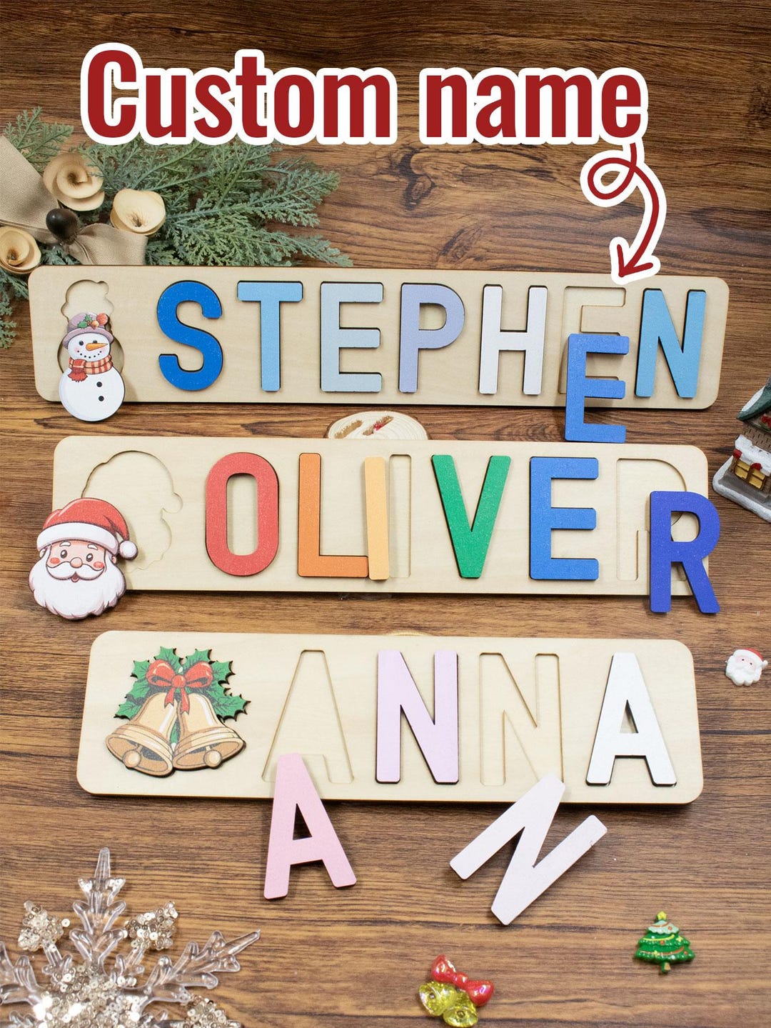 Custom Puzzle With Name, Name Puzzle for Kids Personalized ...