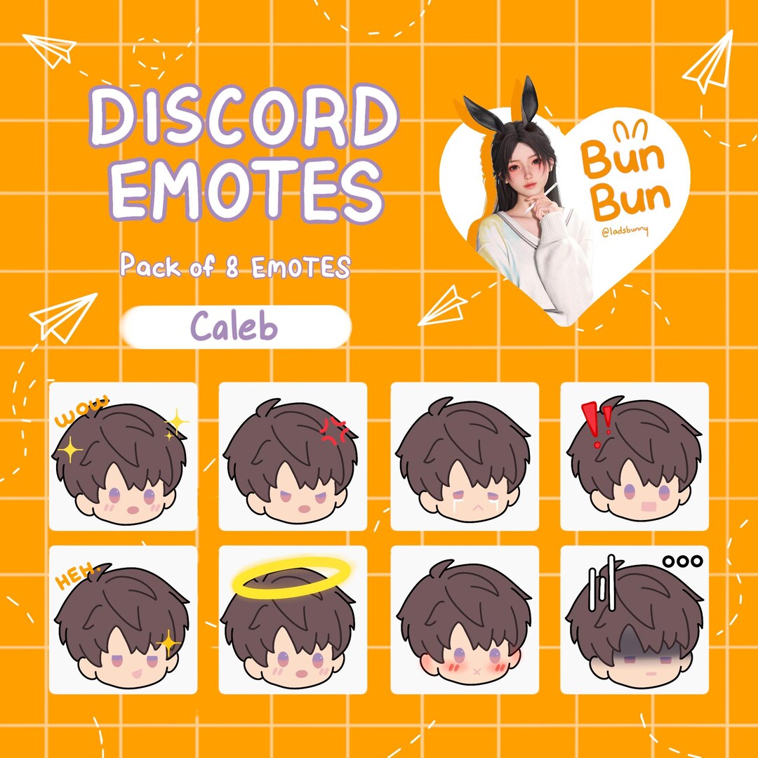 Love and Deepspace Emote Pack - Caleb | Discord Emotes | Twitch Emotes ...