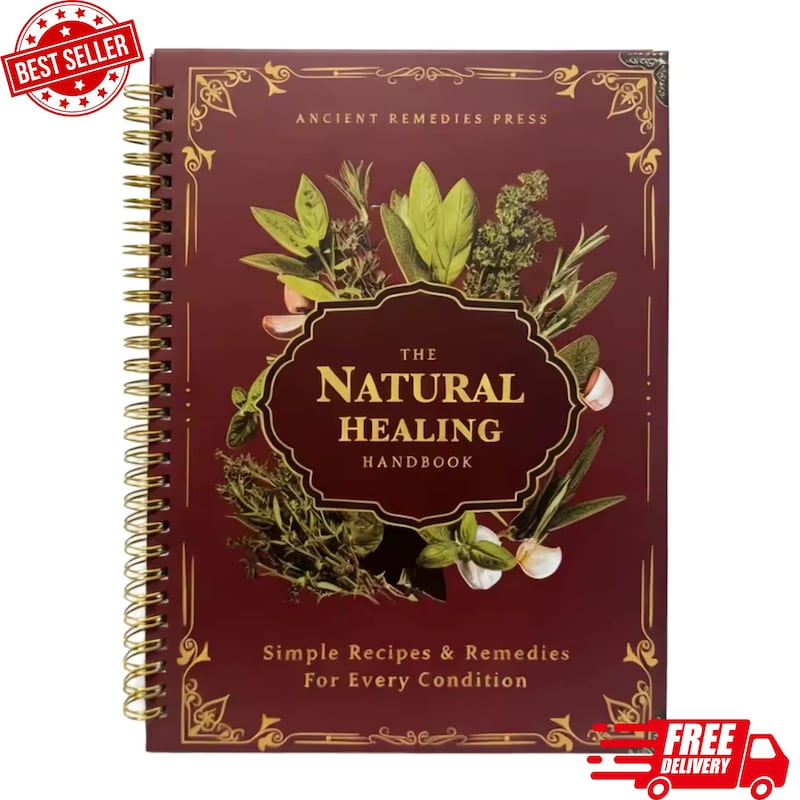The Natural Healing Handbook Spiral Bound Guide for Herbal Remedies and ...