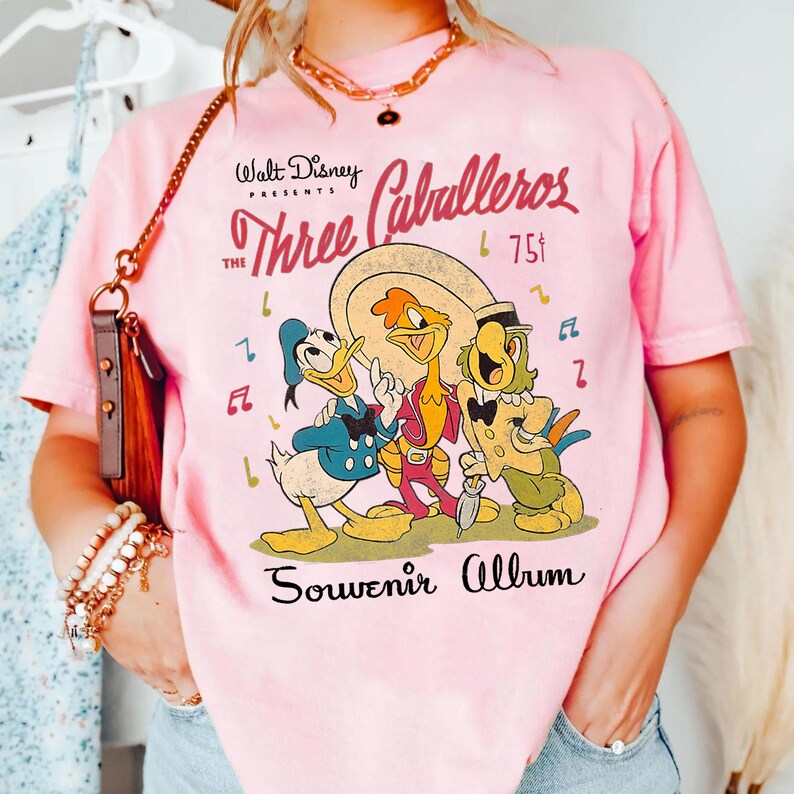 The Three Caballeros Team Comfort Color Png, Jose Panchito Carioca ...