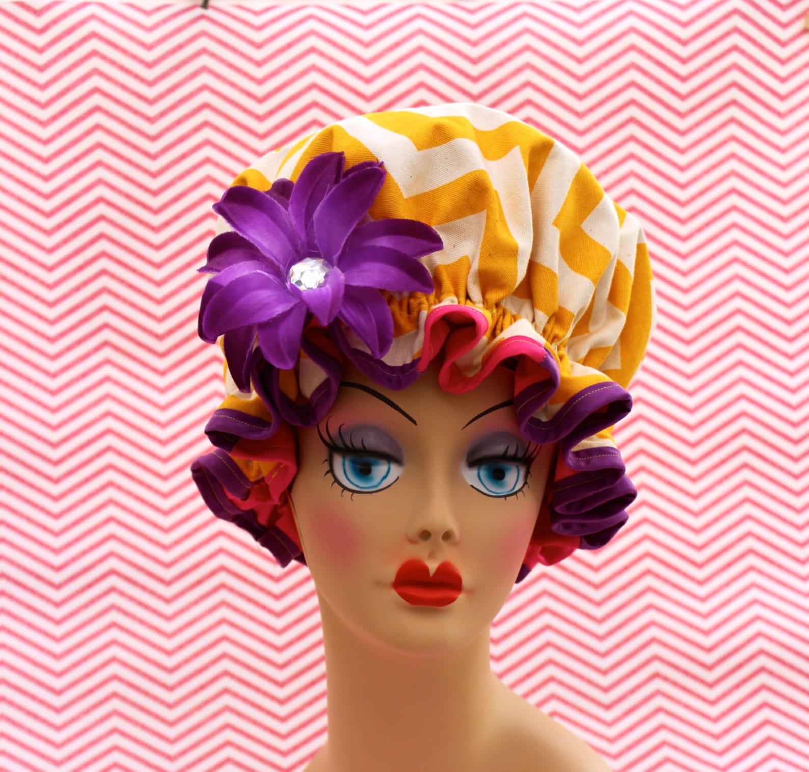 INSTANT DOWNLOAD Pdf Shower Cap Pattern Multiple Sizes for Women ...