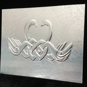 Swan Celtic Knot Repousse Repujado Wall Art 8x10 - Etsy