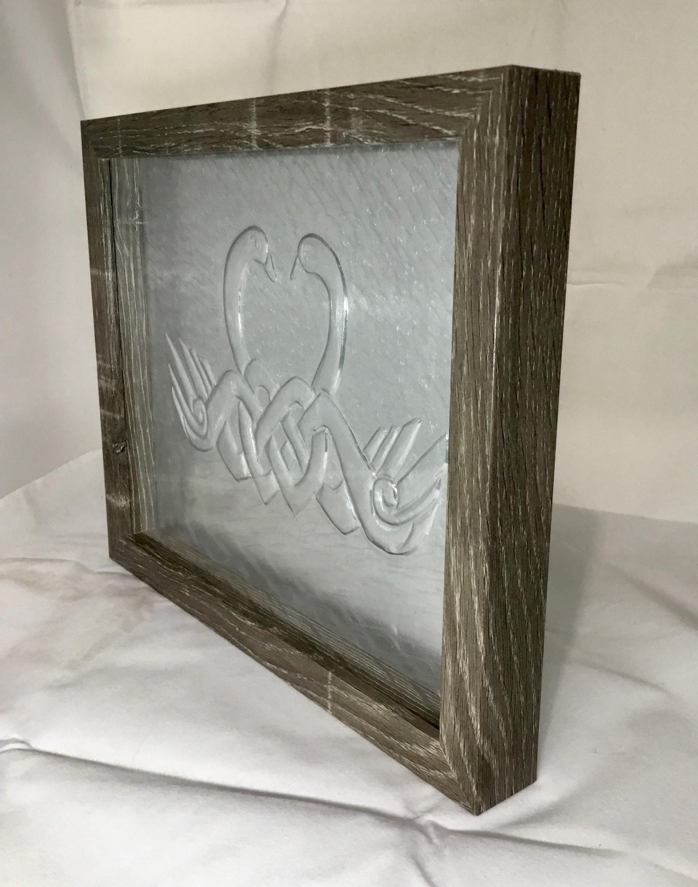 Celtic Knot Swans Wall Decor - Hand Embossed Metal Art - Repujado ...