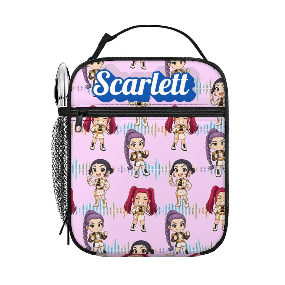 Kpop Demon Hunter Lunch Bag | Huntrix Merch Lunch Tote | Gift for Kpop ...