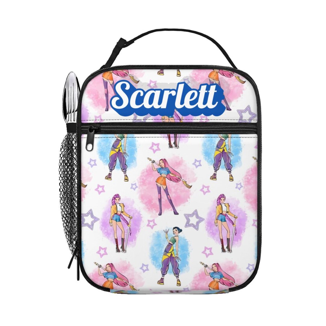 Kpop Demon Hunter Lunch Bag | Huntrix Merch Lunch Tote | Gift for Kpop ...