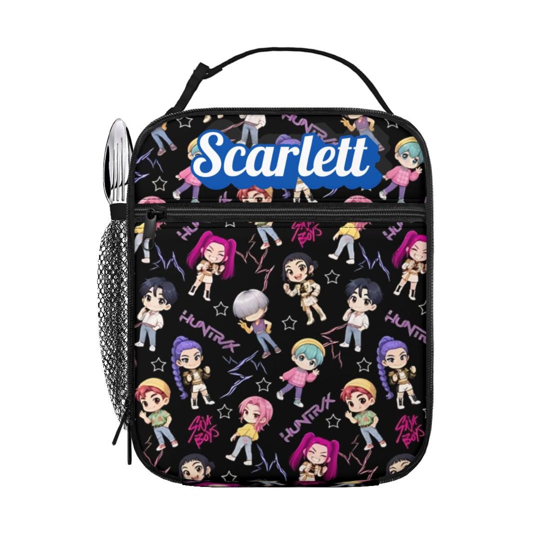 Kpop Demon Hunter Lunch Bag | Huntrix Merch Lunch Tote | Gift for Kpop ...