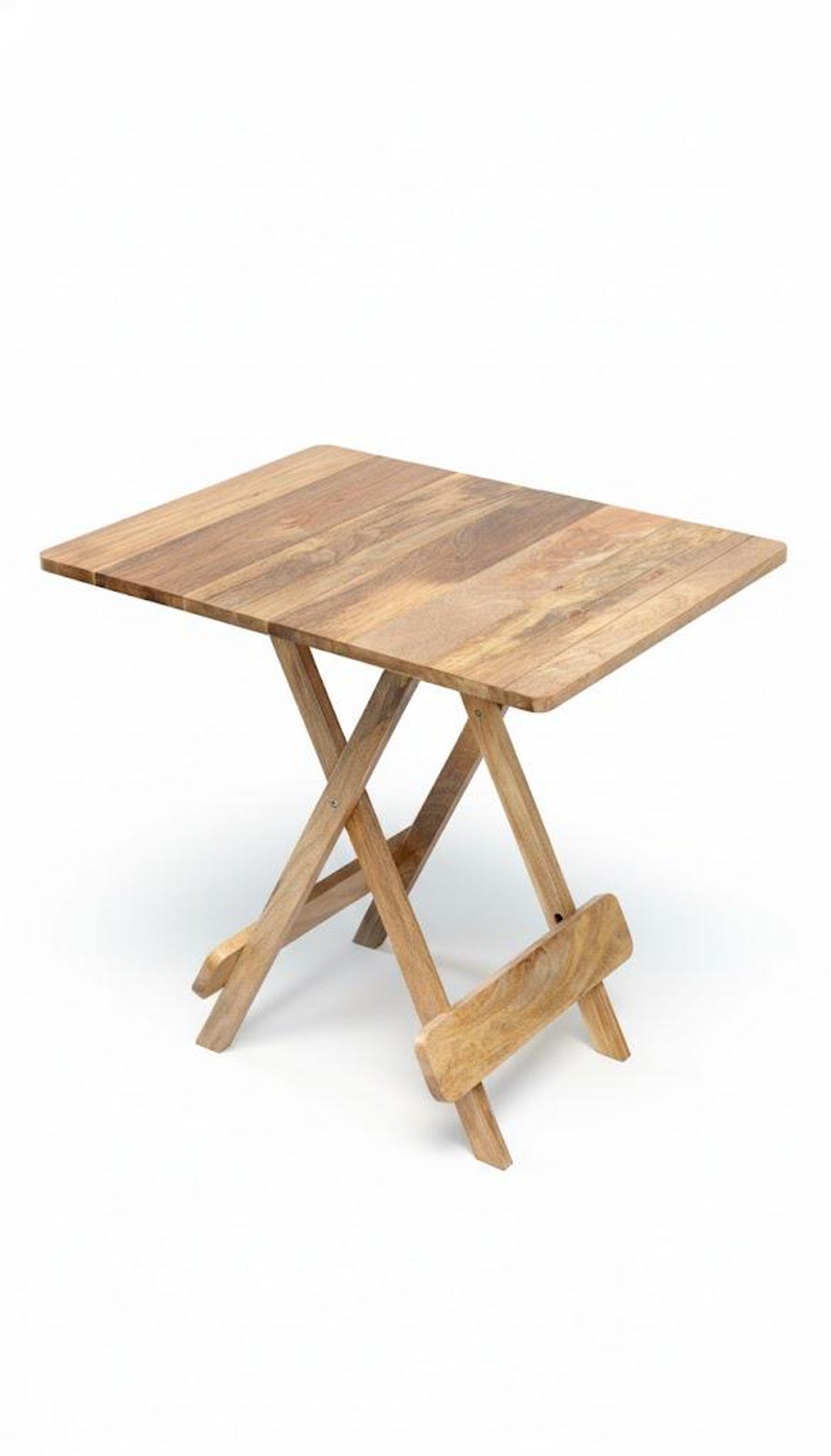 Wooden Folding Table | Rustic Portable Table for Picnic, Garden Table ...