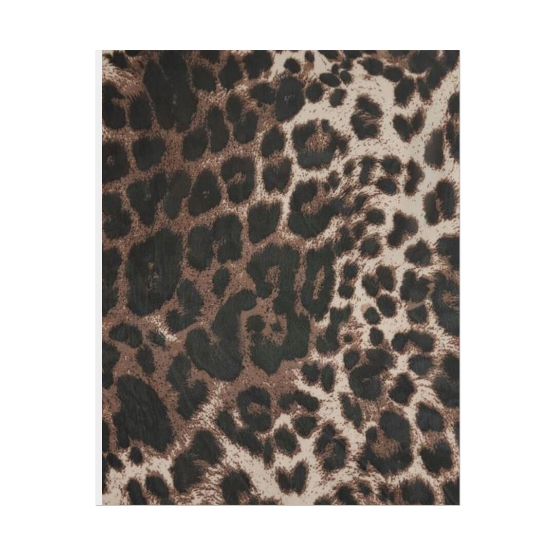 Leopard Print Rolled Poster | Animal Print Wall Art, Safari Pattern - Etsy
