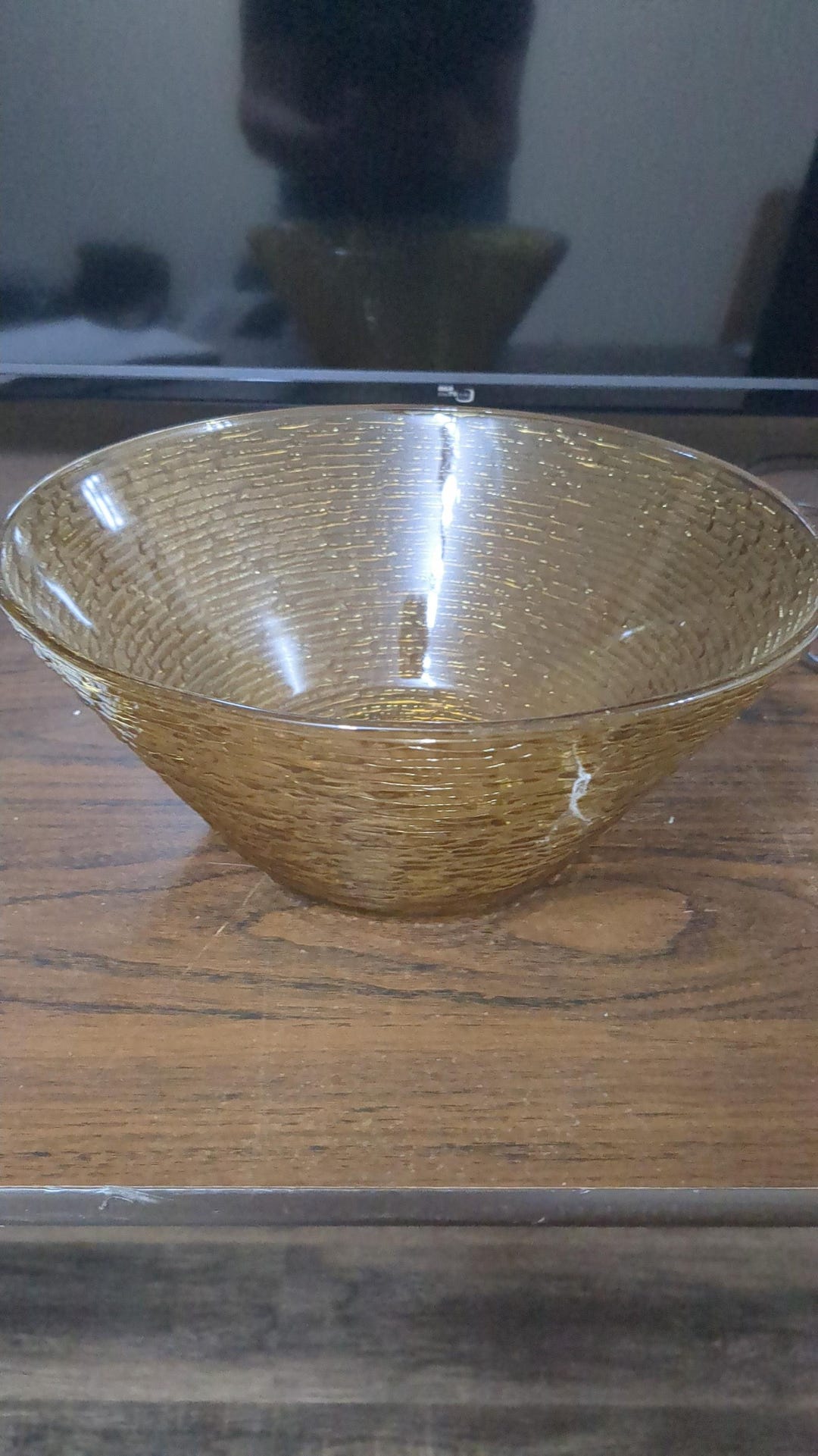 Vintage Amber Glass Bowl: 1960s Anchor Hocking Lido Sereno - Etsy