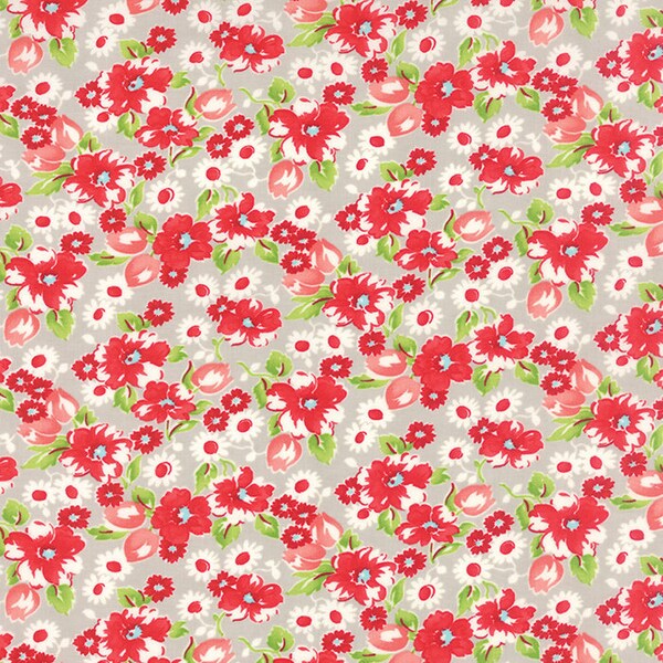 Grey Aqua Red - Etsy