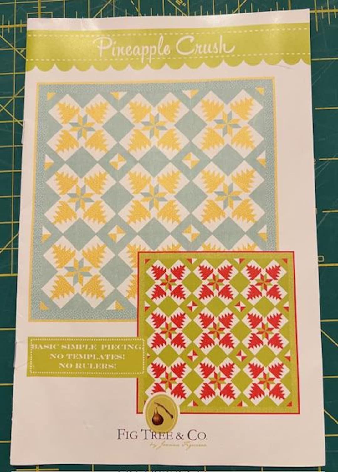 PINEAPPLE CRUSH Quilt Pattern by Joanna Figueroa for Fig Tree & Co. - Etsy