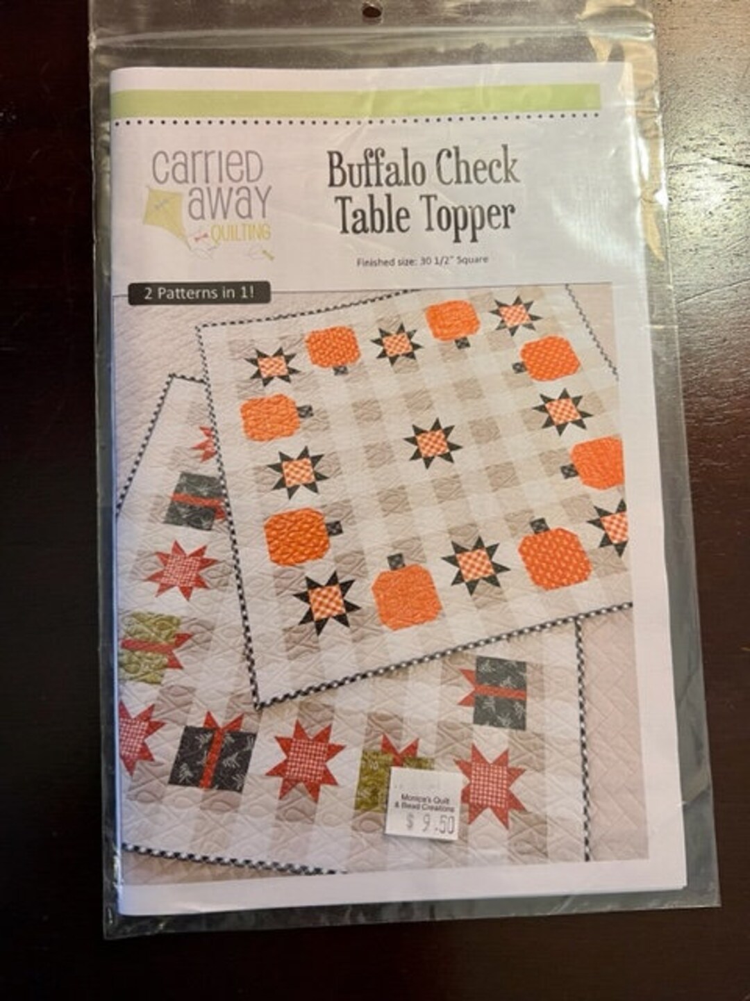 BUFFALO CHECK Table Topper Quilt Pattern by Taunja Kelvington - Etsy
