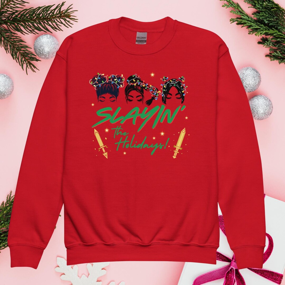 YOUTH Slayin' the Holidays K-pop Demon Hunter Inspired Crewneck ...
