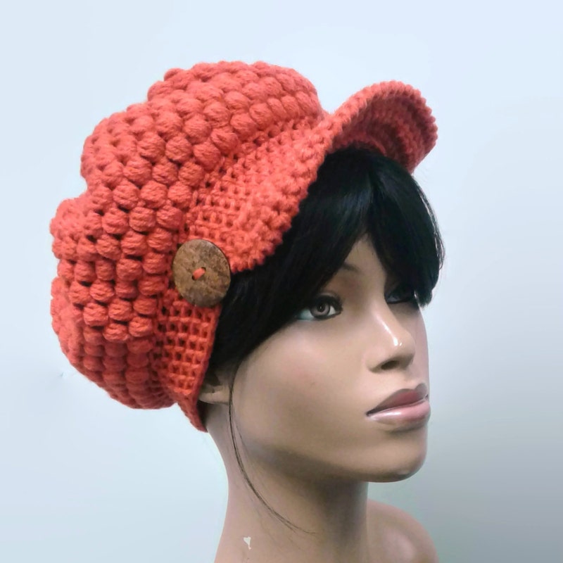 Crochet Button Hat - Etsy