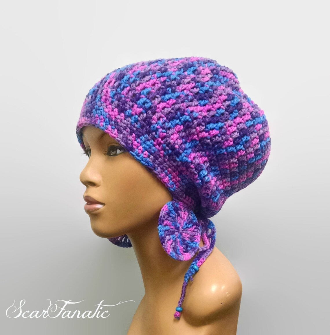 Easy Crochet Slouch Hat Pattern With Optional - Etsy