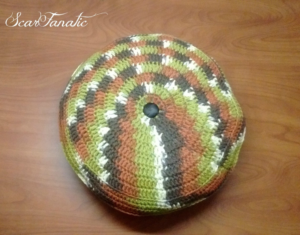 PATTERN ONLY Easy Crochet Round Throw Pillows/ Tufted/ Photos Included ...
