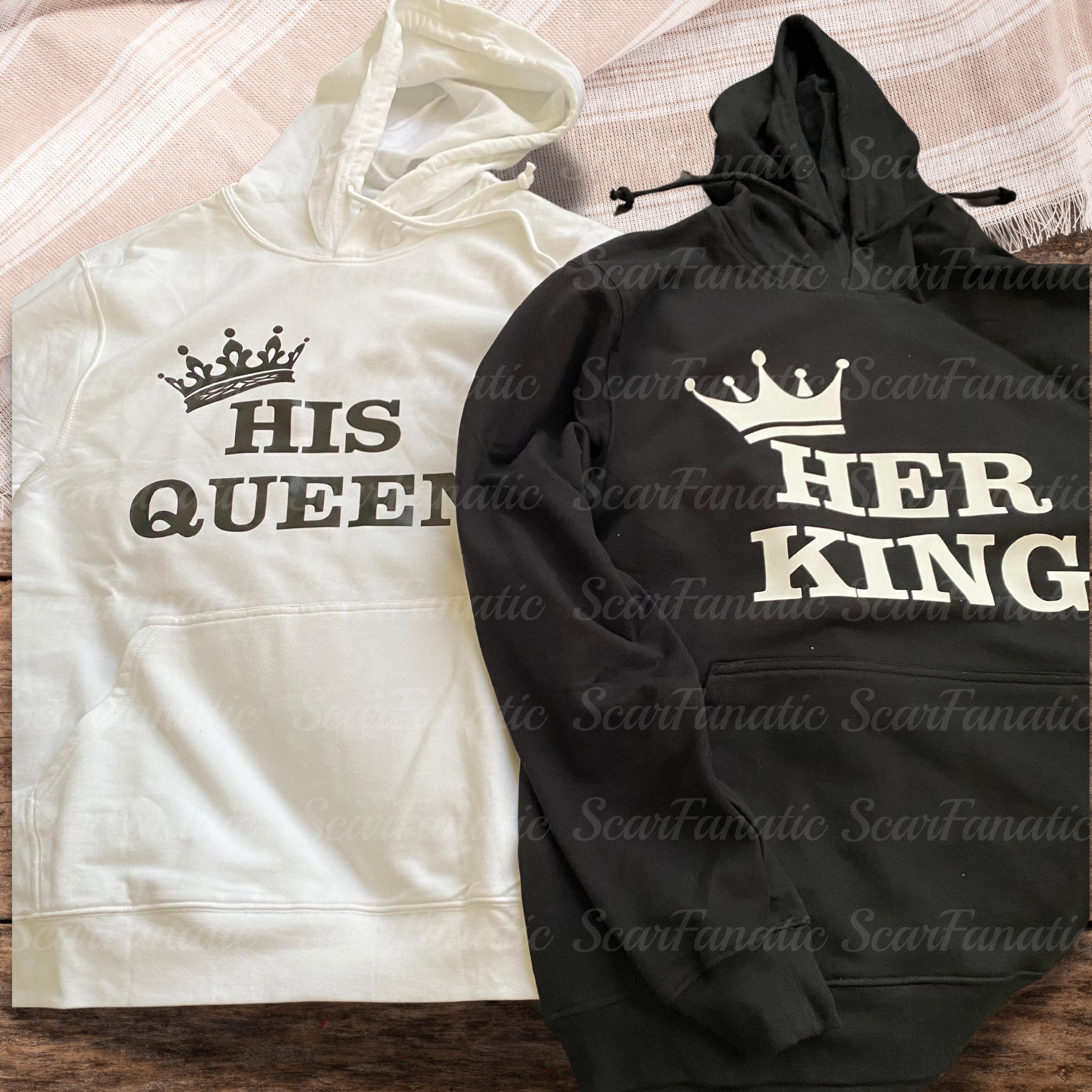His Queen Her King SVG, PNG, Dxf, Eps, Dtf, Sublimation Design Bundle ...