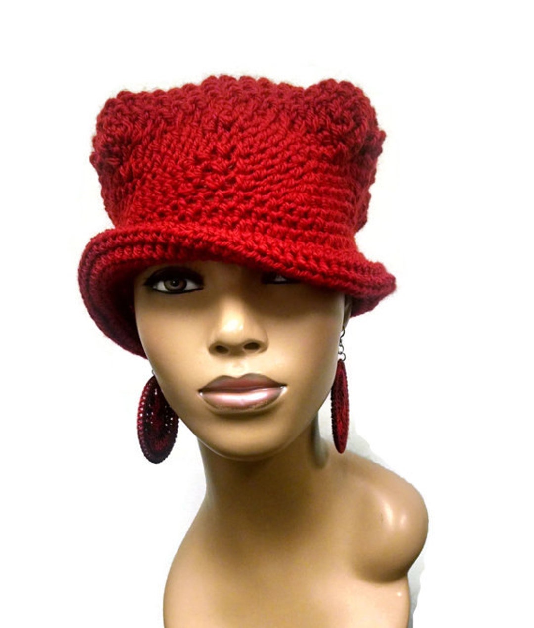 PATTERN ONLY Instant Pdf Download Loom Knit and Crochet Cloche/flapper ...