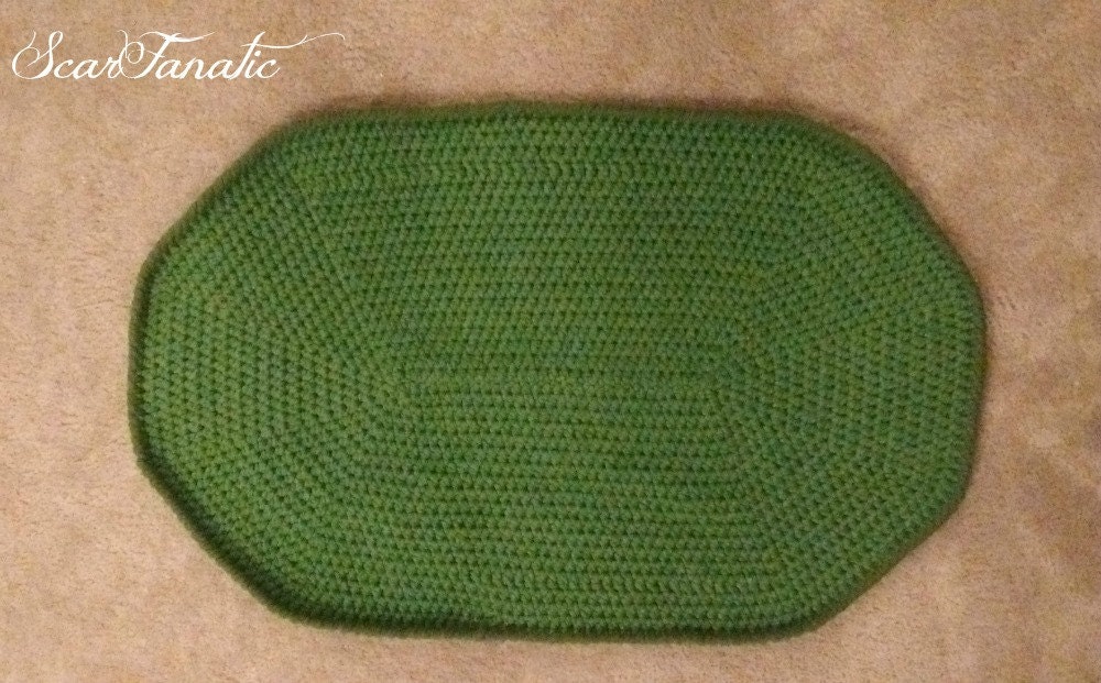 PATTERN ONLY Easy Crochet Oval Rug/ Mat Permission to Sell - Etsy