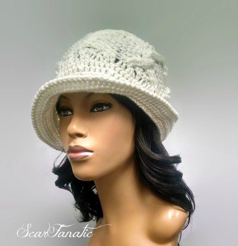 PATTERN ONLY Cabled Cloche/flapper Hat Hand Knit and Basic - Etsy