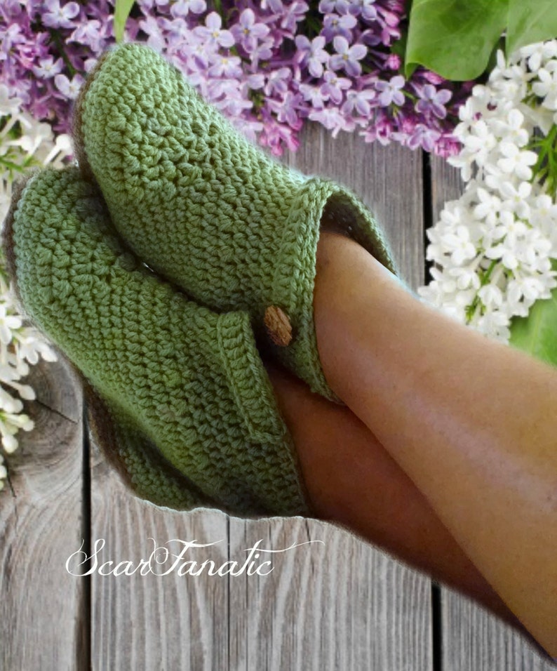 PATTERN ONLY Easy Crochet Ankle Boot Slippers/ Adult Sizes 5 - Etsy
