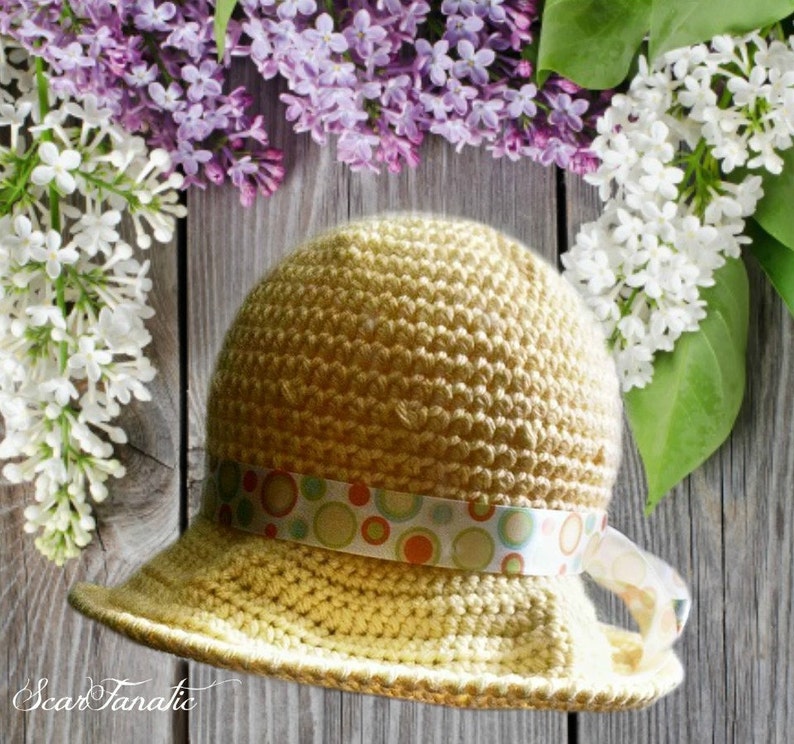 PATTERN ONLY Easy Crochet Baby/toddler/ Child Sun Hat With - Etsy