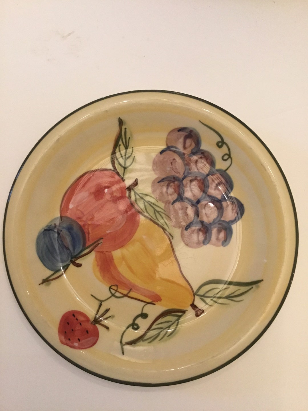 Set of 4 Vintage Thomson China Italian Harvest Pottery 7.5 Salad/fruit ...