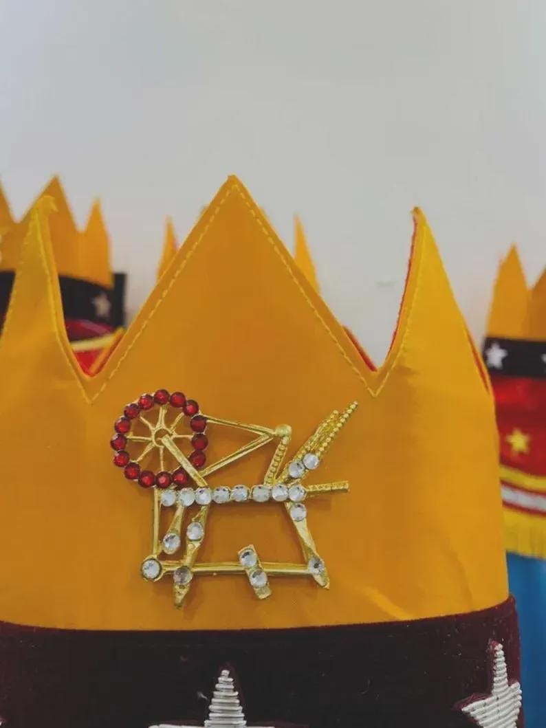 Masonic Regalia Hoj Heroines of Jericho Apron With Embroiderd Crown - Etsy