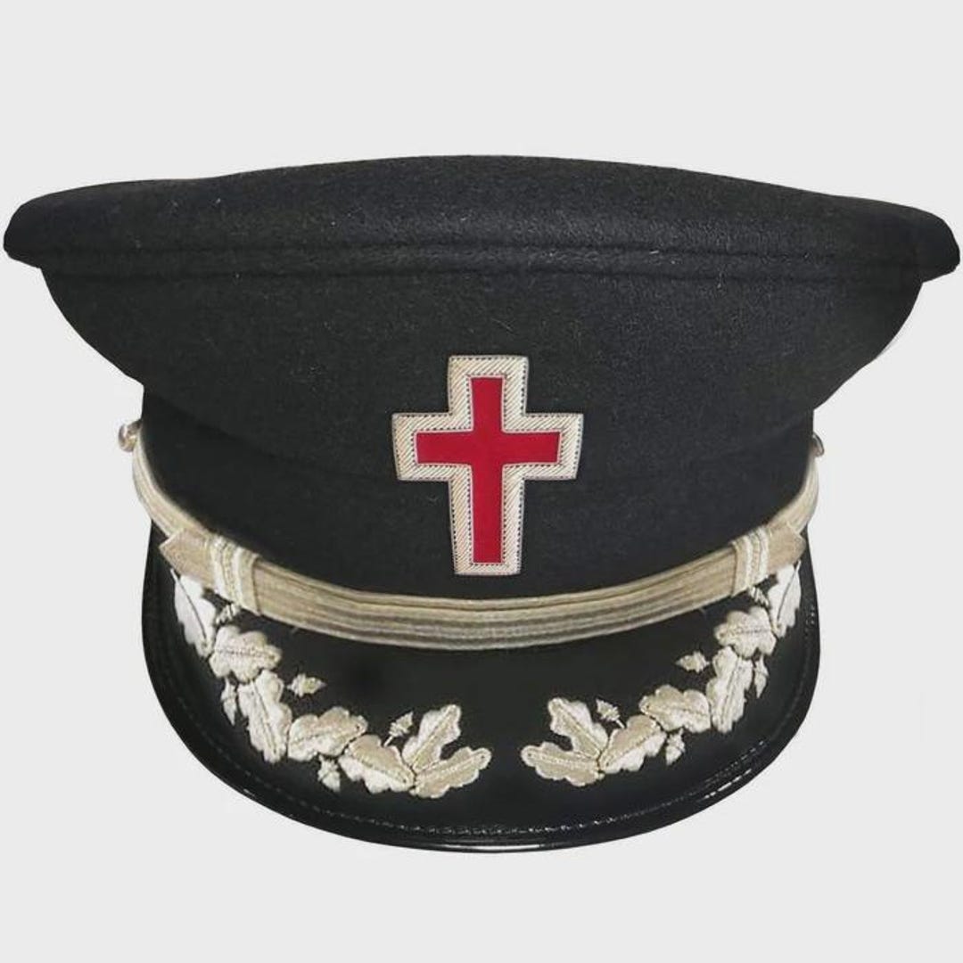 SIR KNIGHT KNIGHTS Templar Fatigue Cap - Silver Vinework - Etsy