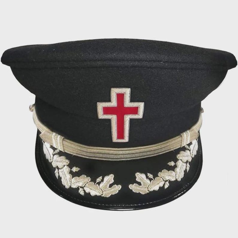 SIR KNIGHT KNIGHTS Templar Fatigue Cap - Silver Vinework - Etsy