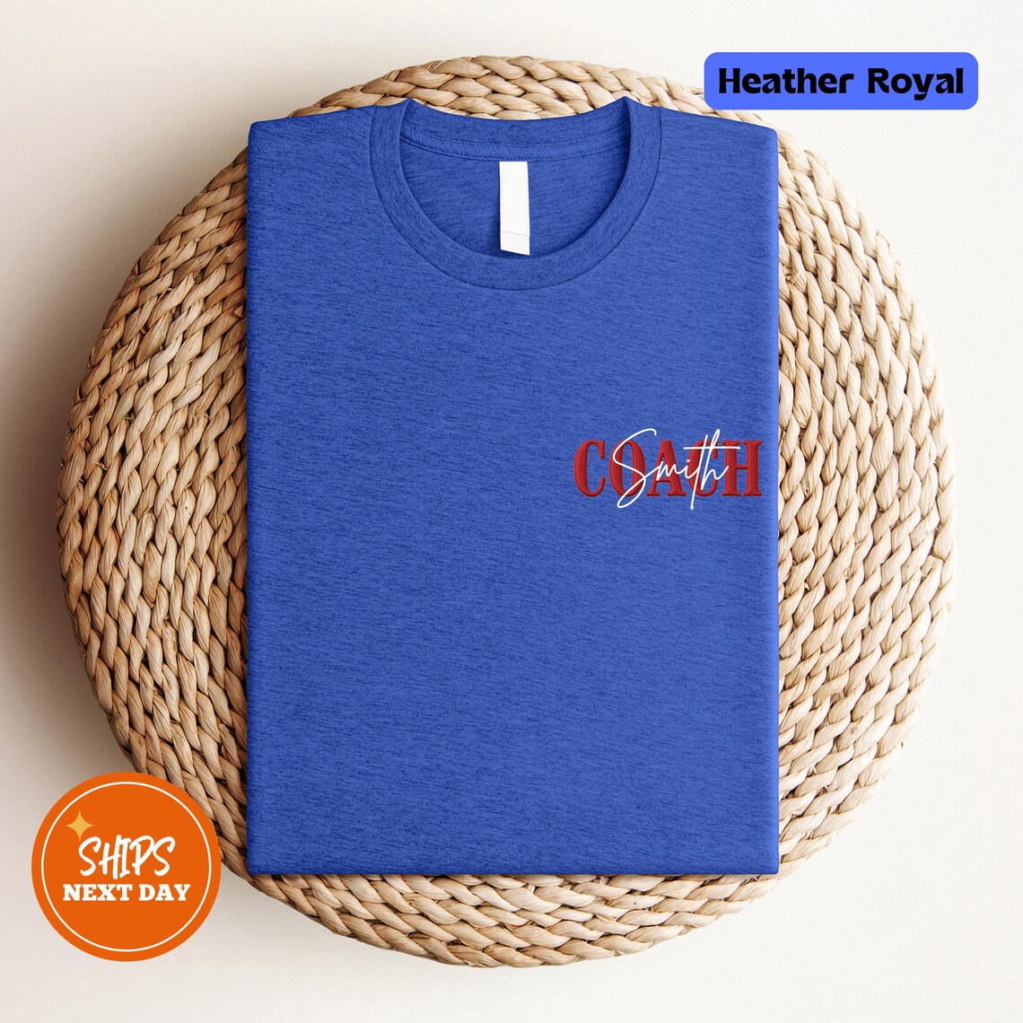 Custom Coach T-shirt, Personalized Sports Gift, Nublend Quarter Tshirt ...