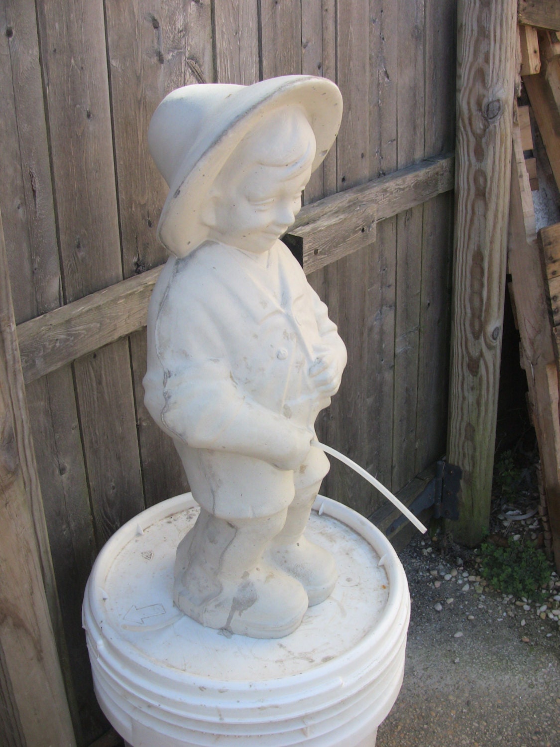 Concrete Peeing Boy ...Belgian Boy Statue..Unpainted model. | Etsy