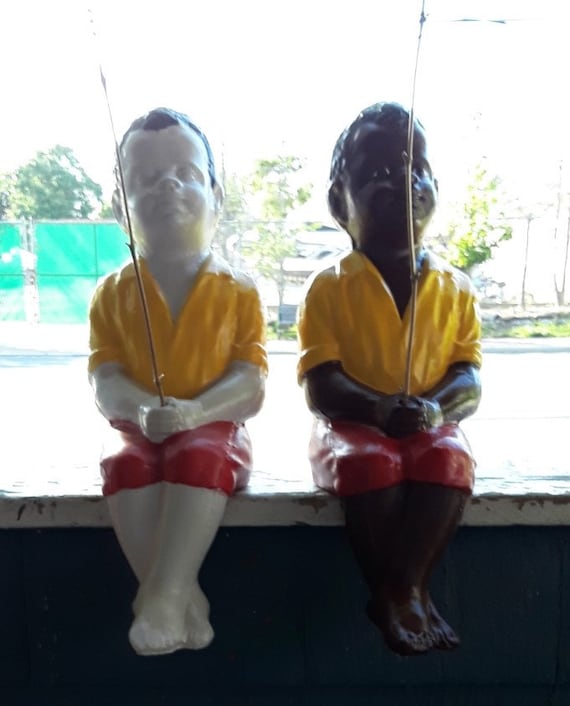 Adorable Fishing Buddy... Concrete Fishing ..please Pick - Etsy