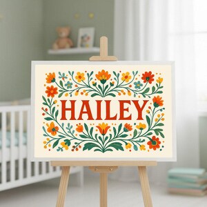 Hailey Name Art - Etsy