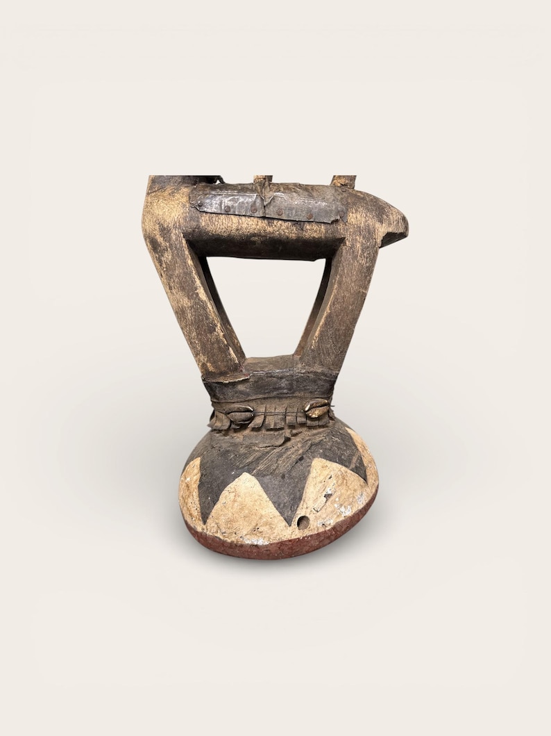Vintage 45" Chiwara (ci Wara) Headdress, Specifically a Female Figure ...